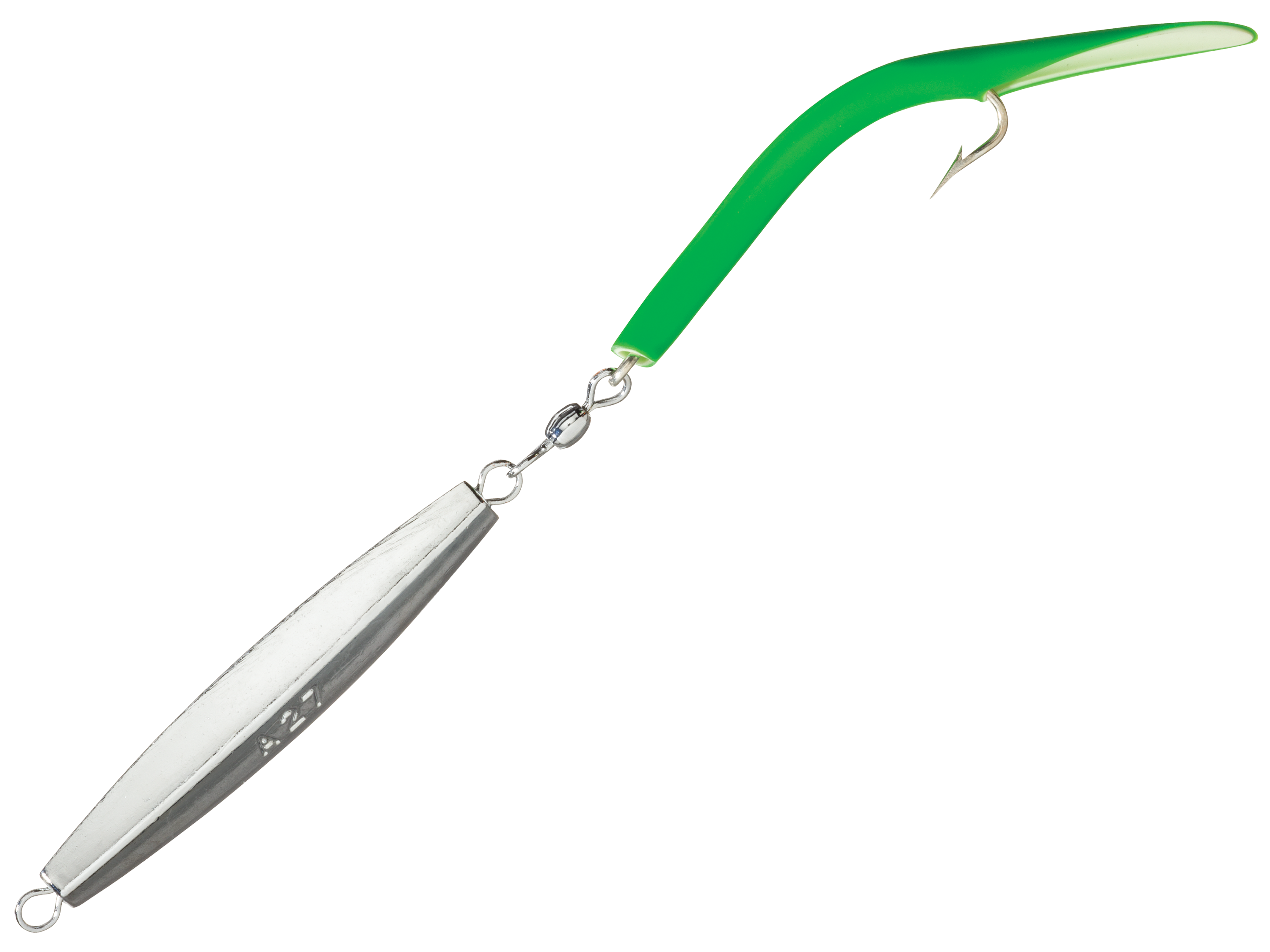 Tsunami Chrome Diamond Jig with Tube Tail | Mack's Prairie Wings